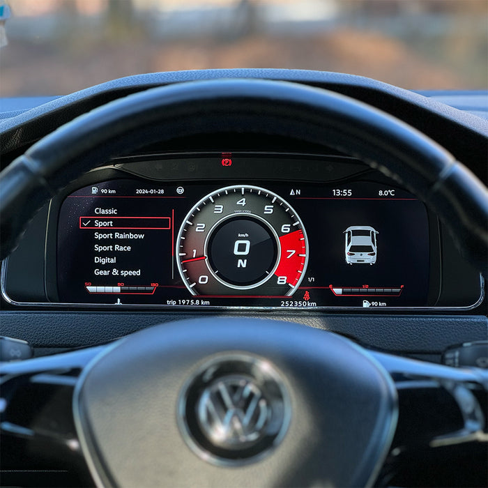 Virtual cockpit Golf 7 Volkswagen